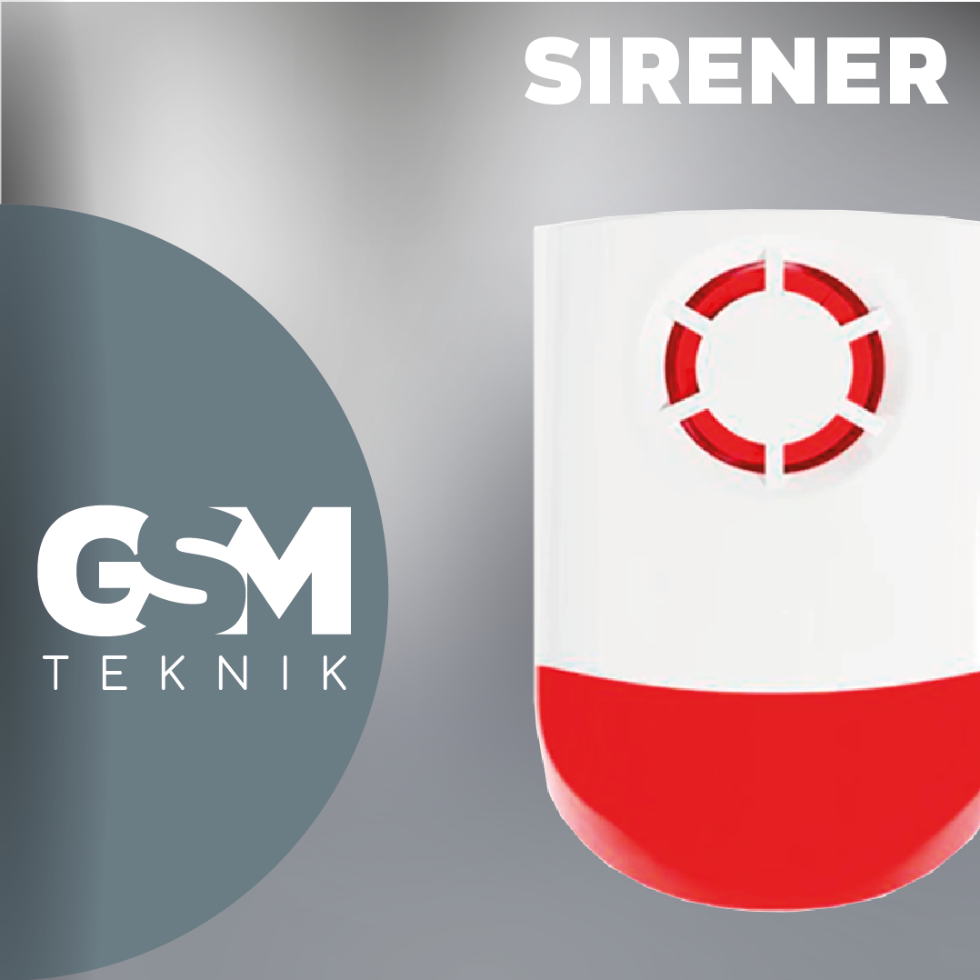 Sirener og alarmhorn | GSM Teknik ApS
